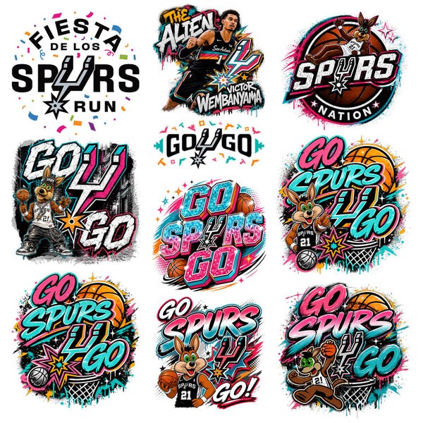 Go Spurs Go Svg - Etsy