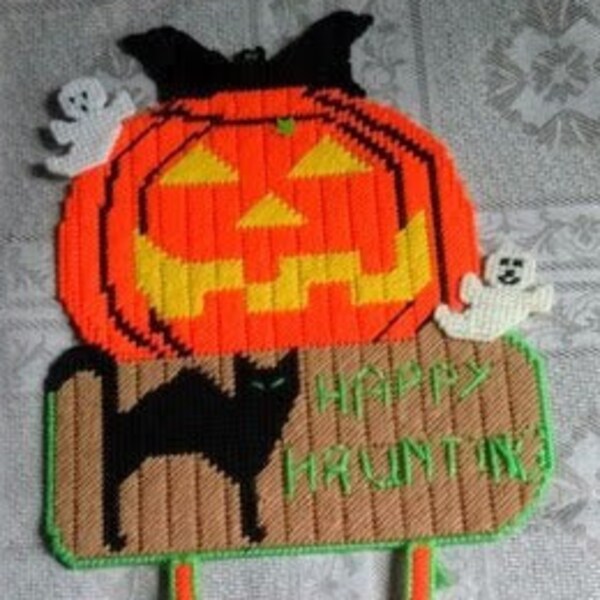 Plastic Canvas Sign - Etsy