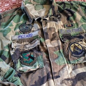 US Air Force SAC Uniform - Camoflage Military Issue Jacket - Multiple ...