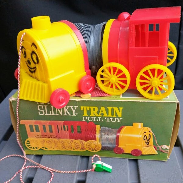 Train Pull Toy - Etsy