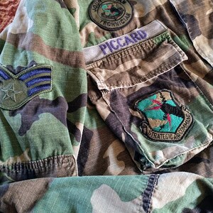 US Air Force SAC Uniform - Camoflage Military Issue Jacket - Multiple ...