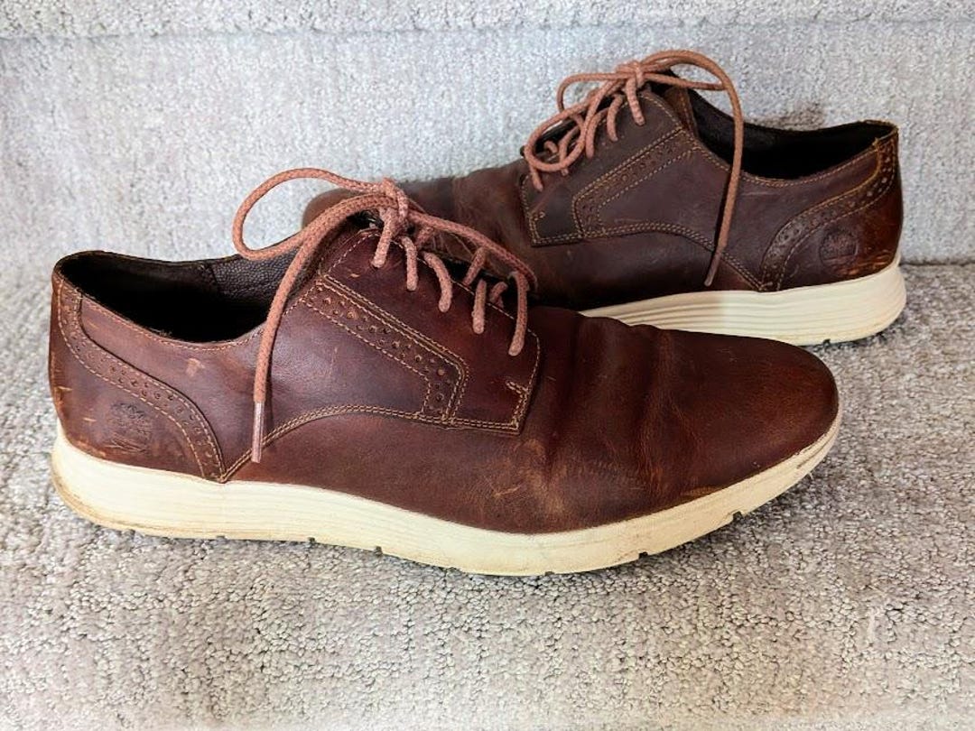 Timberland Leather Shoes - Sensorflex Comfort Tie Oxfords - Wing Tip ...