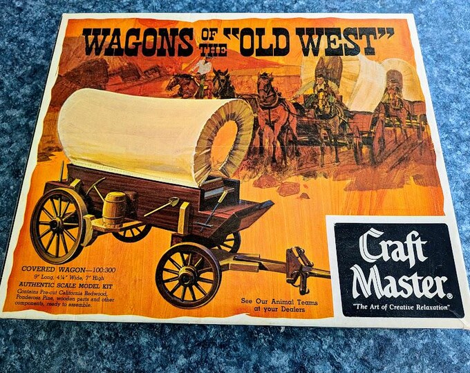 1960s Craft Master Wooden Model Kit - Vintage NEW Complete Set ...