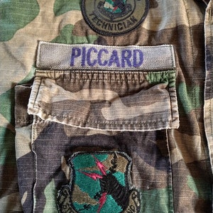 US Air Force SAC Uniform - Camoflage Military Issue Jacket - Multiple ...