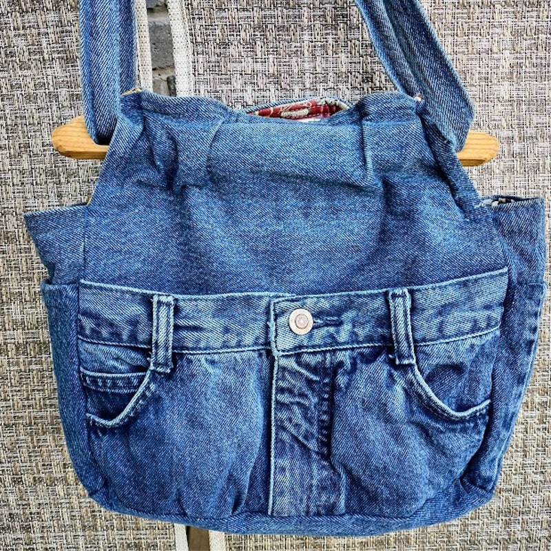 Denim Cross Body Bag - Etsy