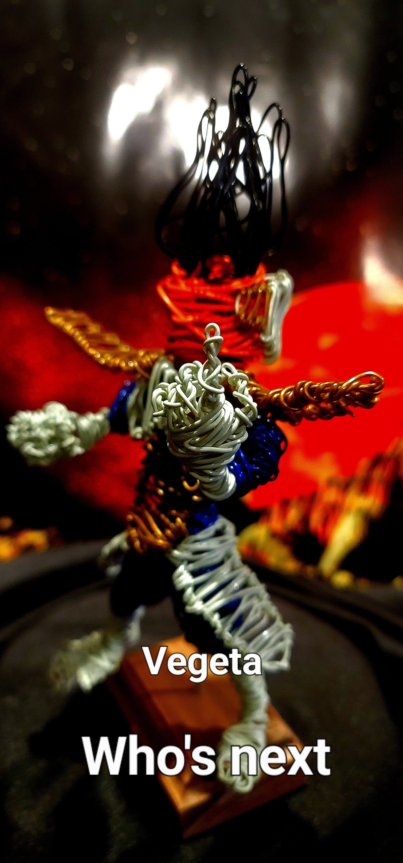 Vegeta From Dragonball Z,anime, Toy, Collectible, Handmade, Man Woman ...