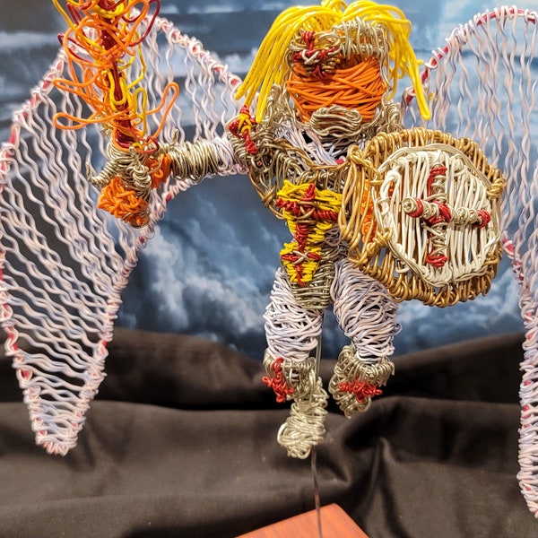 Wire Angel Sculpture - Etsy