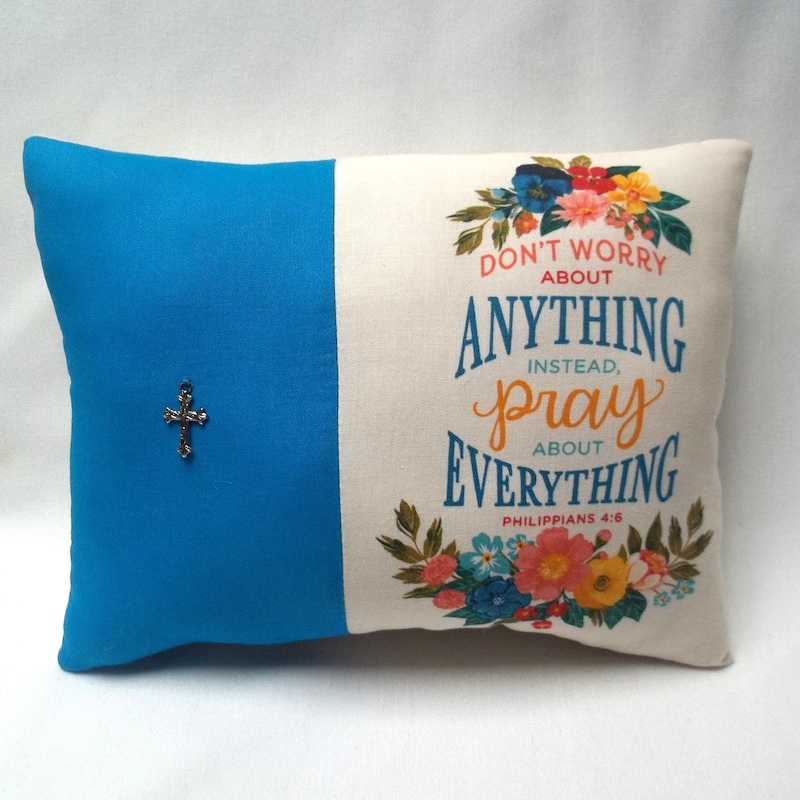 Pray Pillow - Etsy