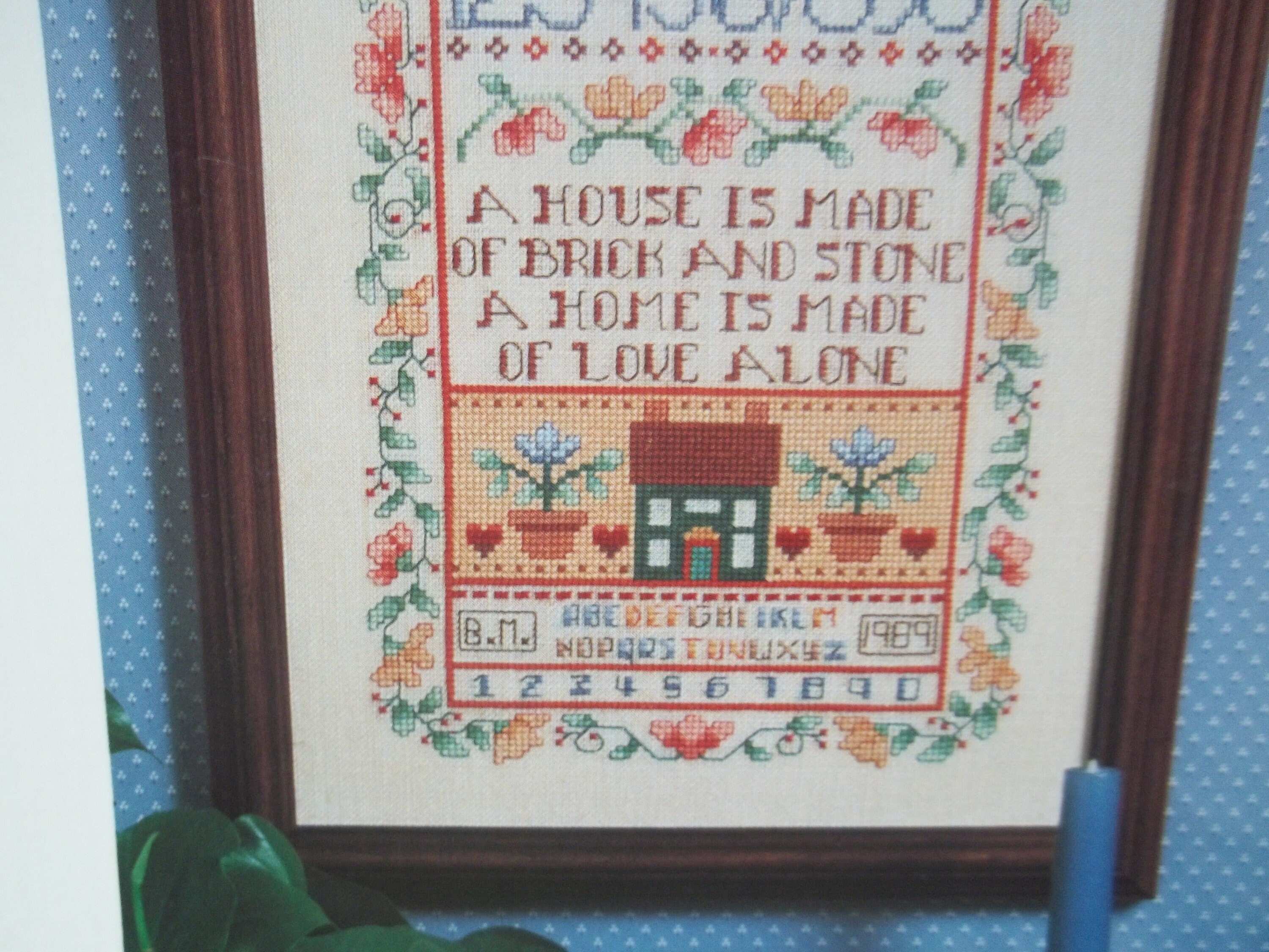 Patterns Craft Supplies & Tools Home Sampler Pattern Cross Stitch ...