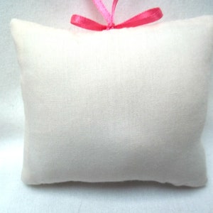 Christian Cross Ornament Flowers Ribbon Hanger Knob Pillow 2 3/4 X 3 1/ ...