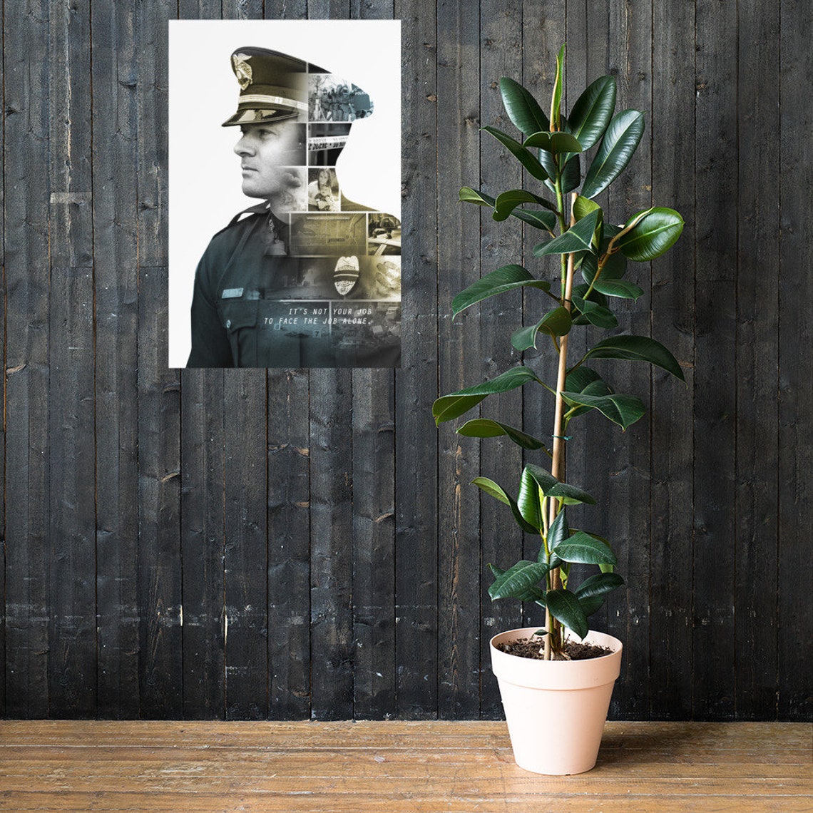 Police Peer Support Poster Art Officer Law Enforcement Stress PTSD ...