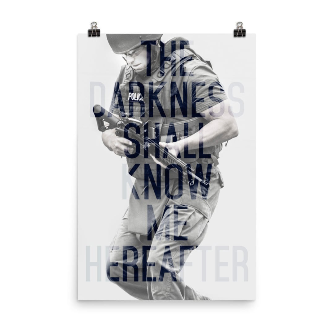 SWAT Police Poster Original Graphic Design Bold Lettering Badass ...