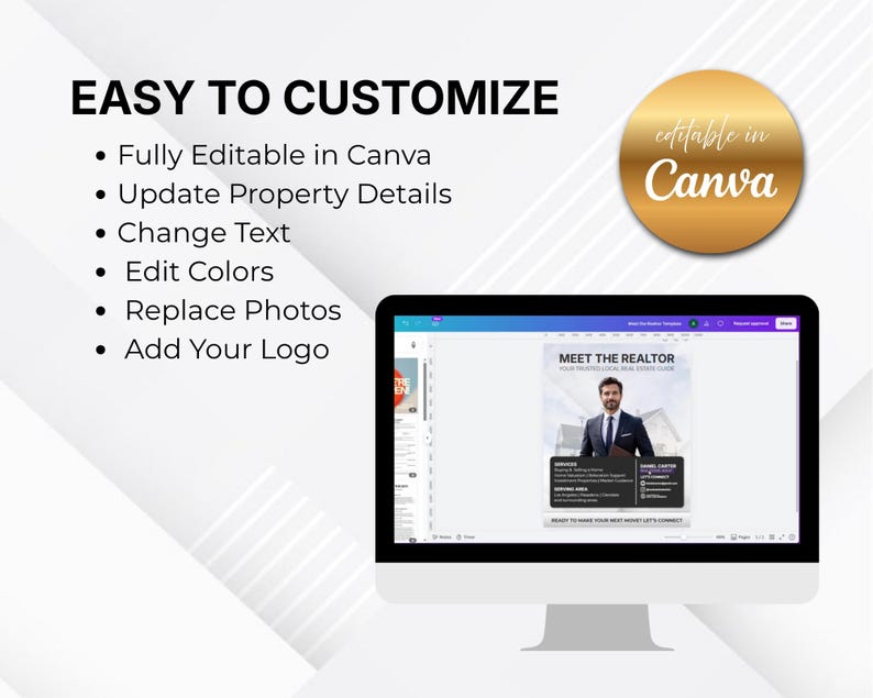 Real Estate Agent | New Agent Introduction Flyer | Realtor Marketing ...