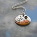 Mixed Metal Jewelry Mountain Landscape Jewelry, Mixed Metal winter ...