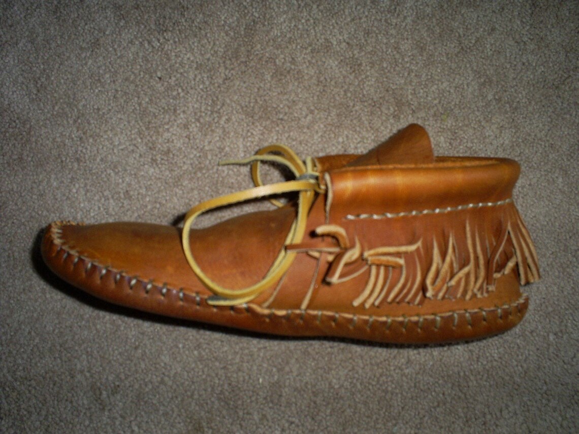 Hand Made Leather Moccasins - Etsy