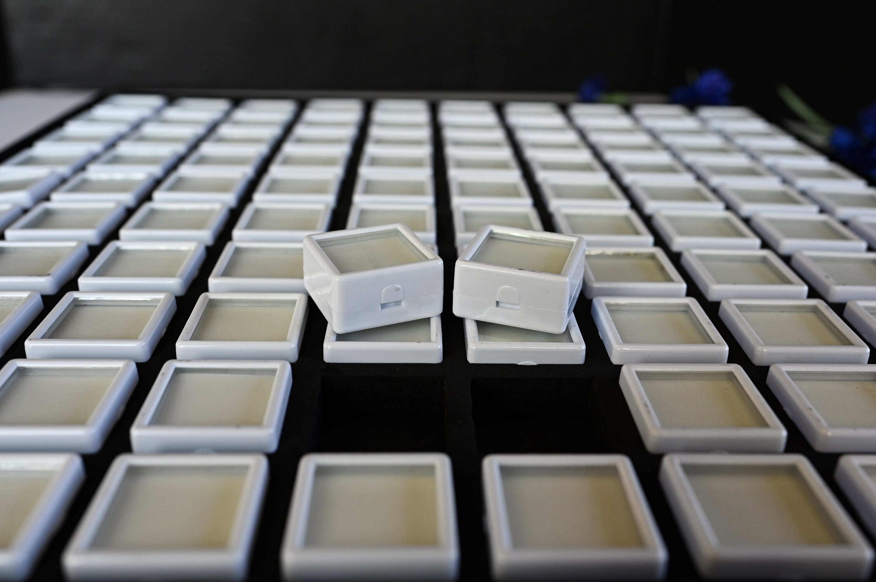 100 Pc Gemstone Storage Display Collection Box 1" Cases - Etsy