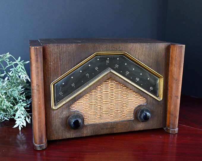 1946 Zenith 6D029 Boomerang Tube AM Radio - Works, But- - Etsy