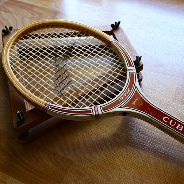 Wood Tennis Racket - Etsy