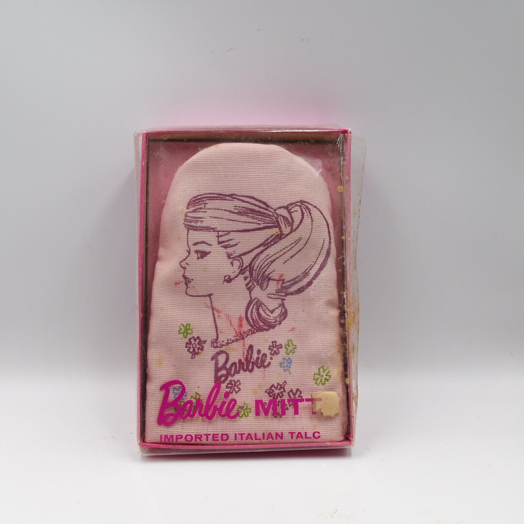 Rare 1958 Barbie Talc Powder Mitt - Imported Italian Talc - Etsy