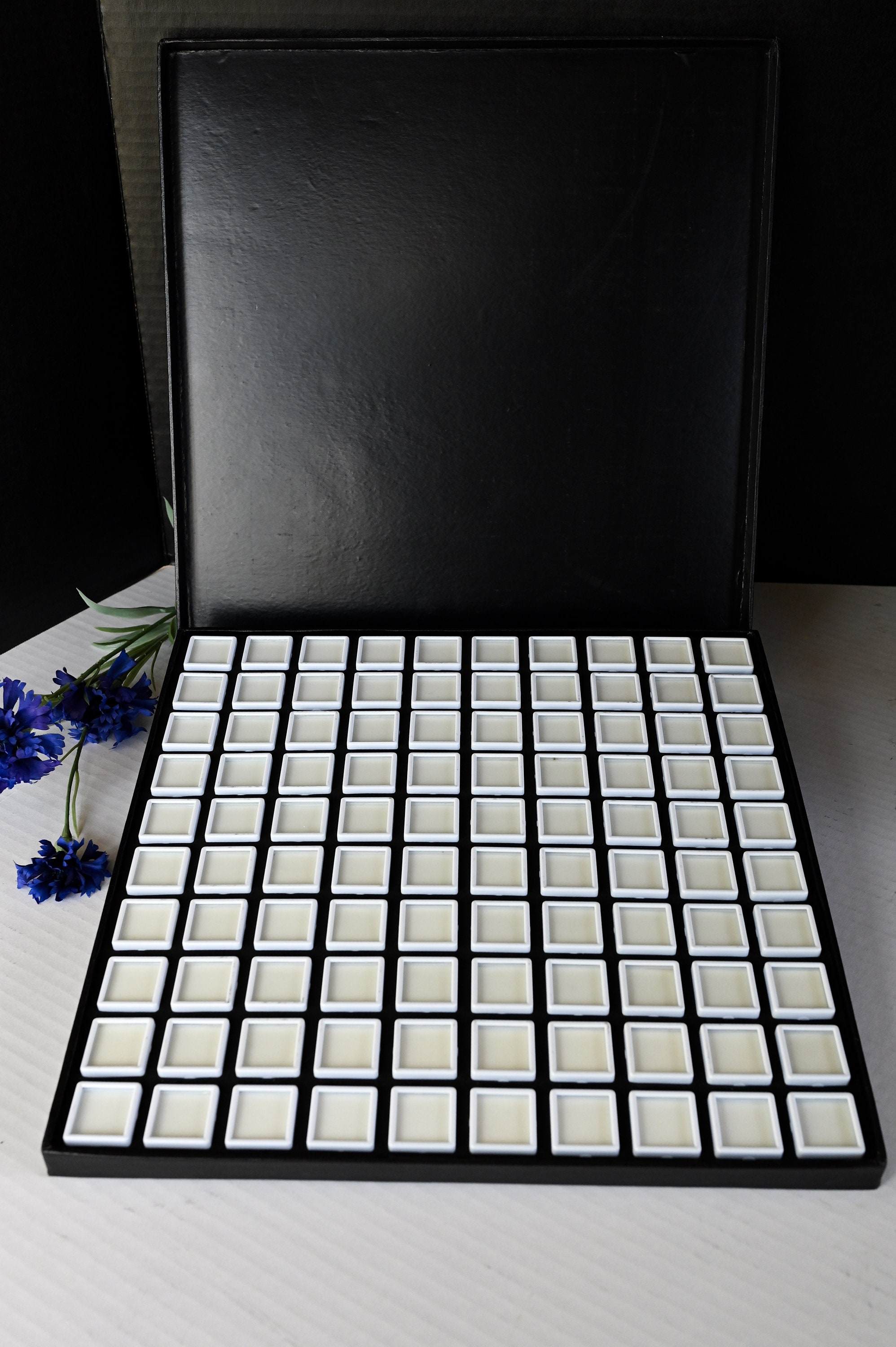 100 Pc Gemstone Storage Display Collection Box 1" Cases - Etsy