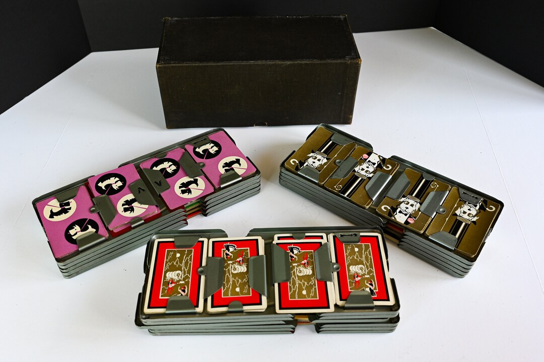 16 Foxcraft Bridge Boards With Cards Boxed Set Duplicate Contract 1950 ...