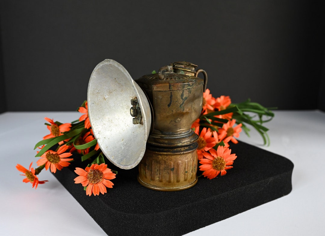 Early Justrite Streamlined Carbide Lamp Pat Pending Miners Light - Etsy