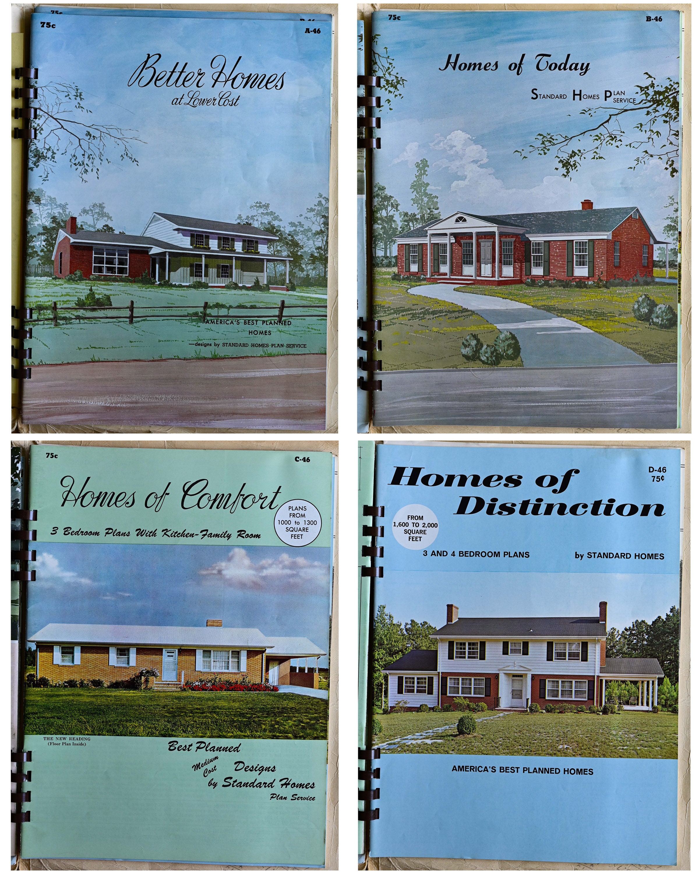 1965 Eight House Plan Books by Standard Homes Company - Etsy