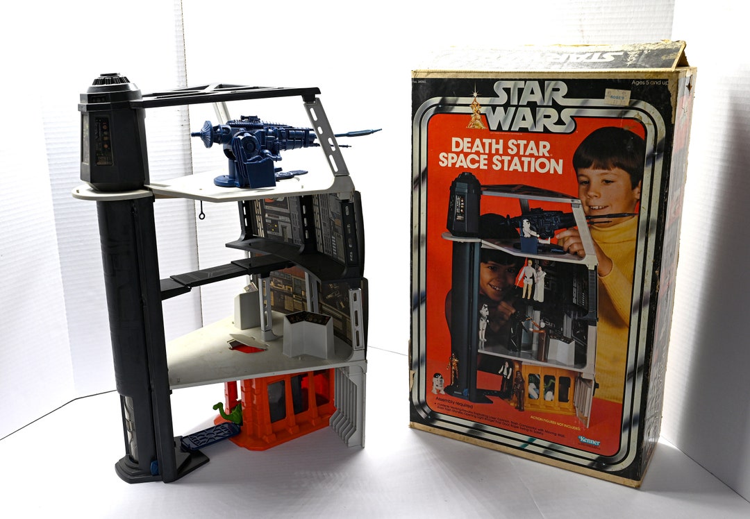 1977-79 Star Wars Death Star Space Station Complete With Foam Kenner ...