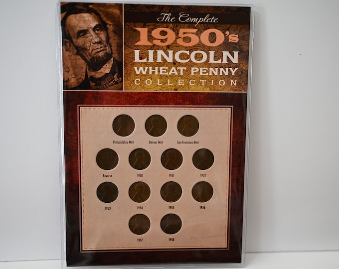 1950's Lincoln Wheat Penny Collection - Price Each Case - Etsy
