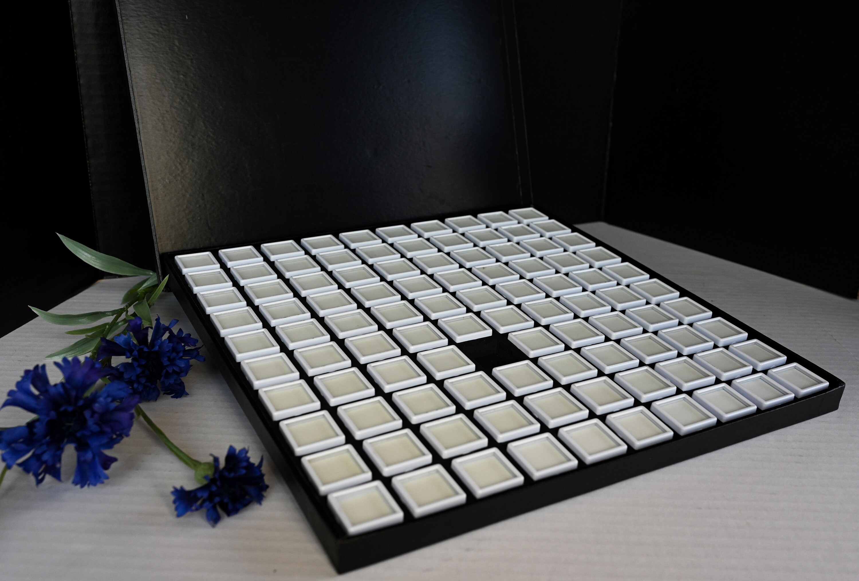 100 Pc Gemstone Storage Display Collection Box 1" Cases - Etsy