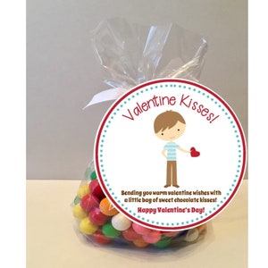 Valentine Favor Tags - Printable File - Instant Download - 2 Designs ...