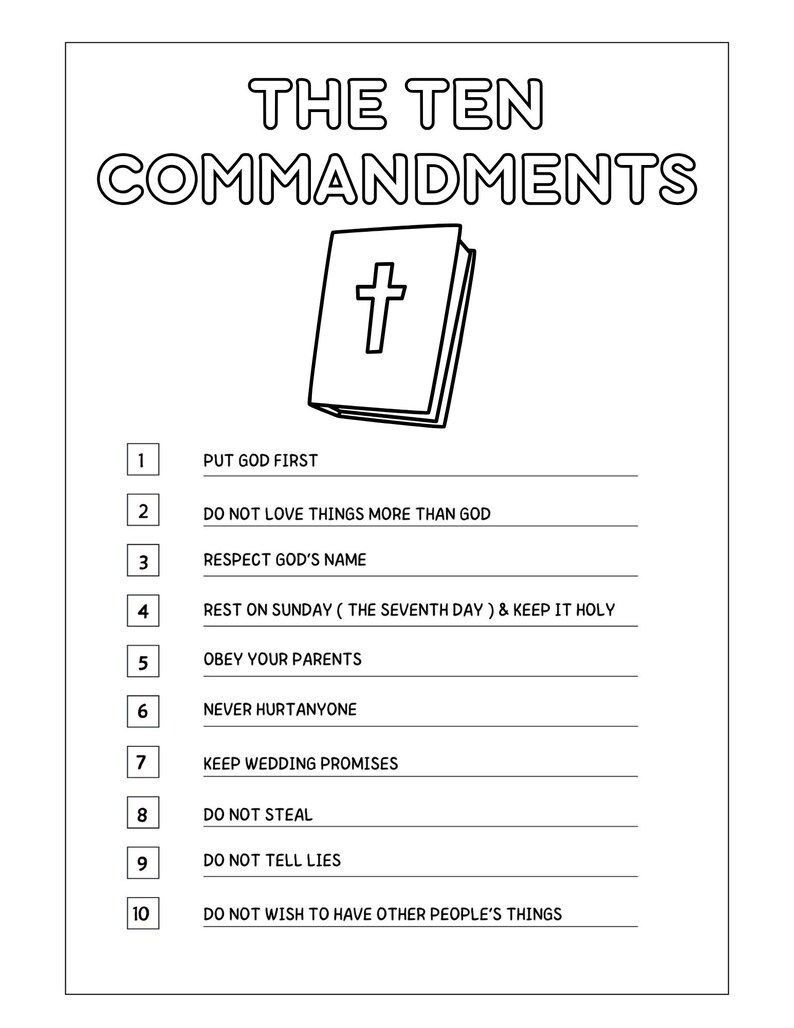 Catholic Prayer Worksheets for Kids – Our Father, Hail Mary, Act of ...