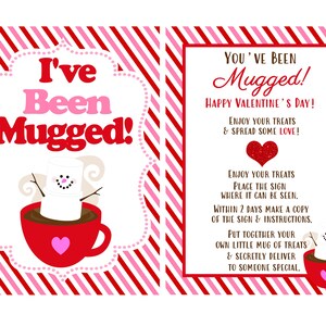You've Been Mugged - Printable Instructions, Sign, and Treat Bag Tag ...