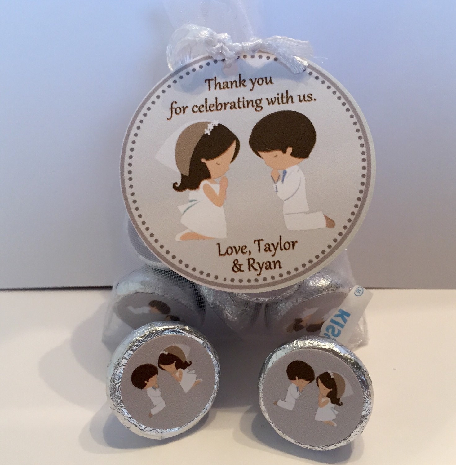 Twins First Communion Favor Bag Set - First Communion Favors - First ...