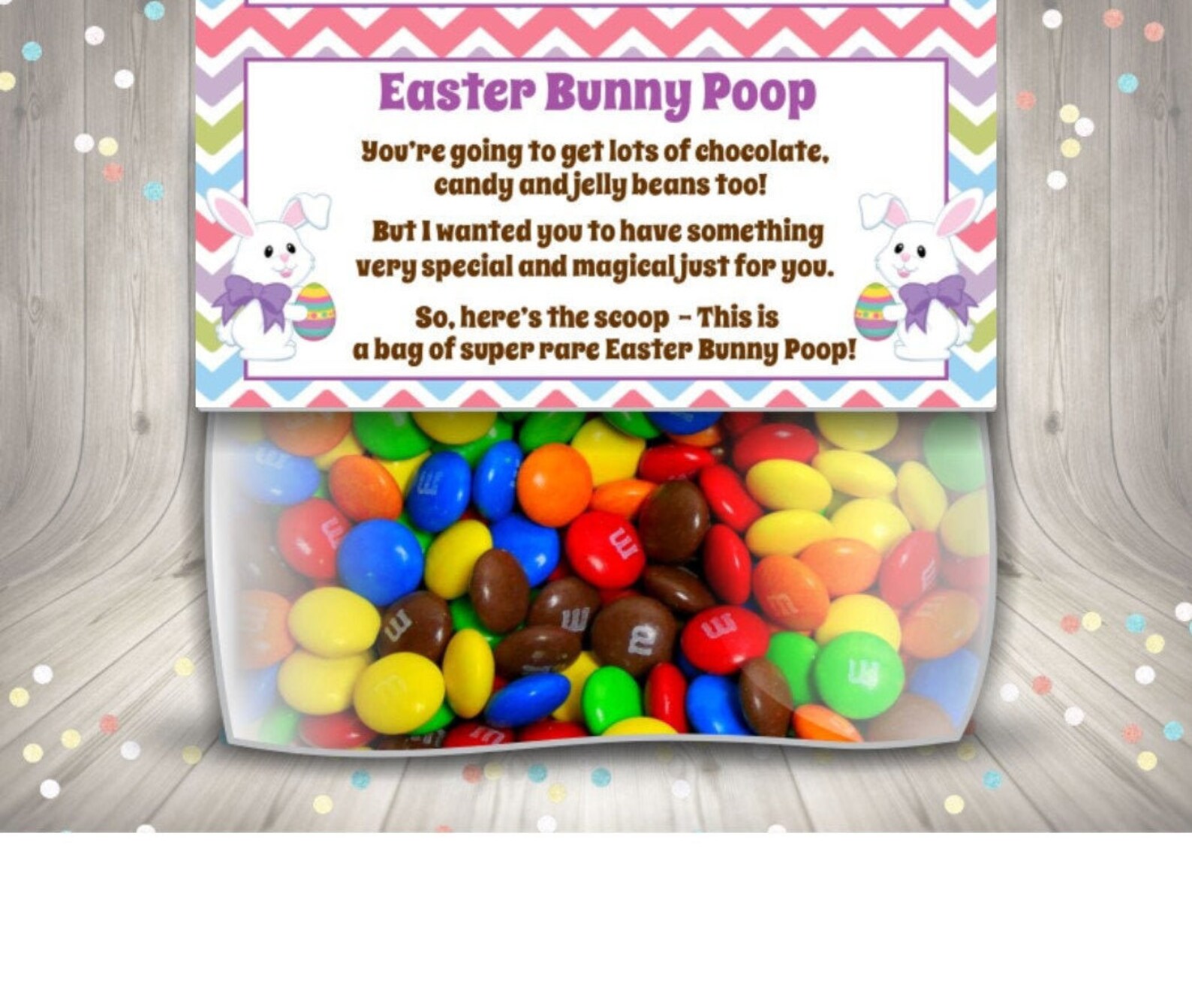 Easter Treat Bag Topper Printable File Instant Download / Easter Bunny ...