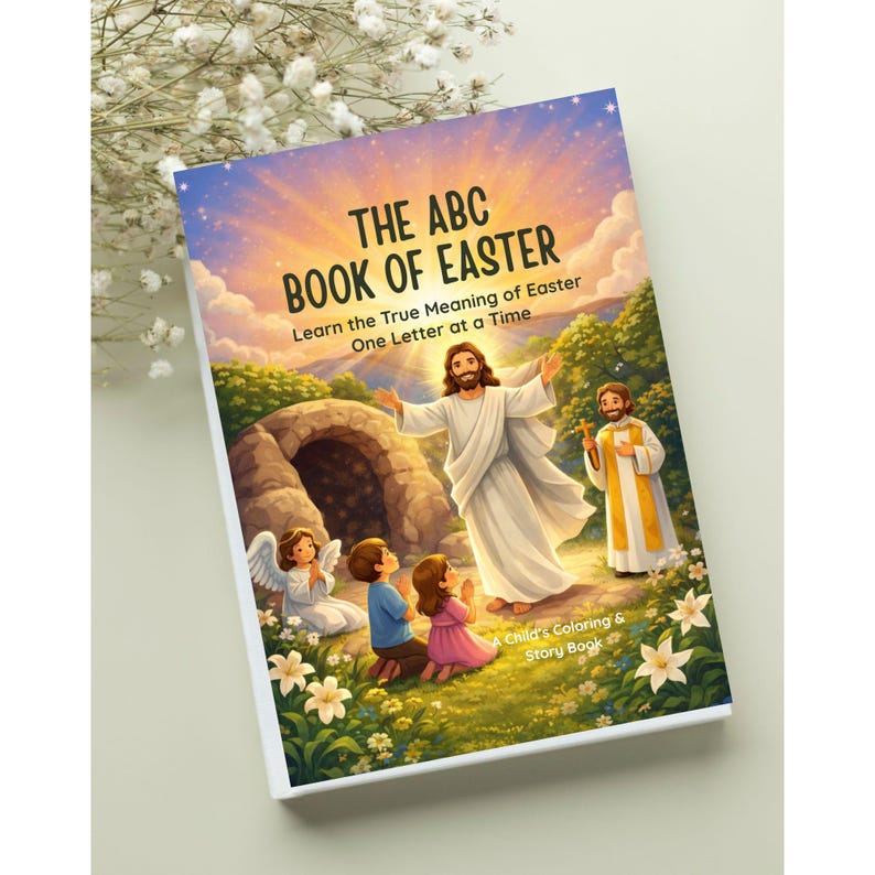 Easter Coloring & Story Book - Printed and Shipped - Catholic Children ...