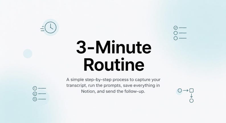 The AI Meeting Workflow Kit - Etsy UK