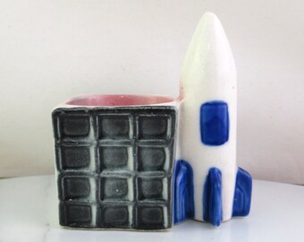 Ceramic Rocket - Etsy