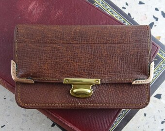Antique leather coin purse | Etsy