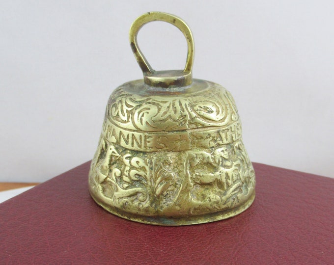 Vintage Brass Evangelist Religious Bell, Apostle Bell, Sanctus Bell ...