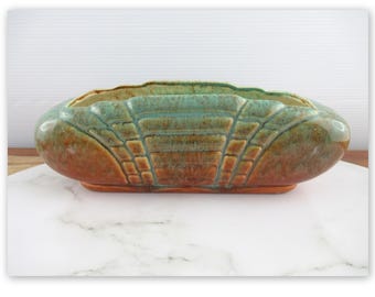 Small Vintage Ceramic Diana Pottery Trough Vase , Australian Pottery ...