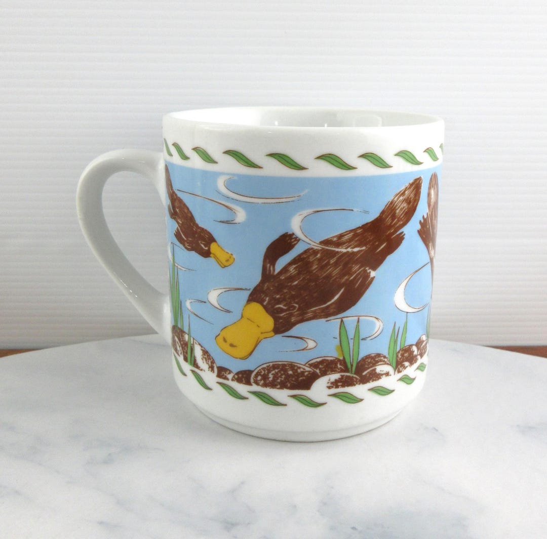Vintage Ceramic Australian Platypus Coffee Mug, Nescafe Blend 43 ...