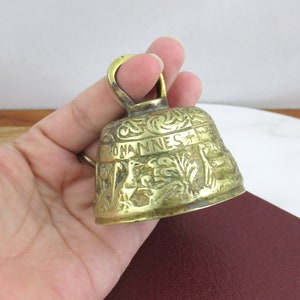 Vintage Brass Evangelist Religious Bell, Apostle Bell, Sanctus Bell ...