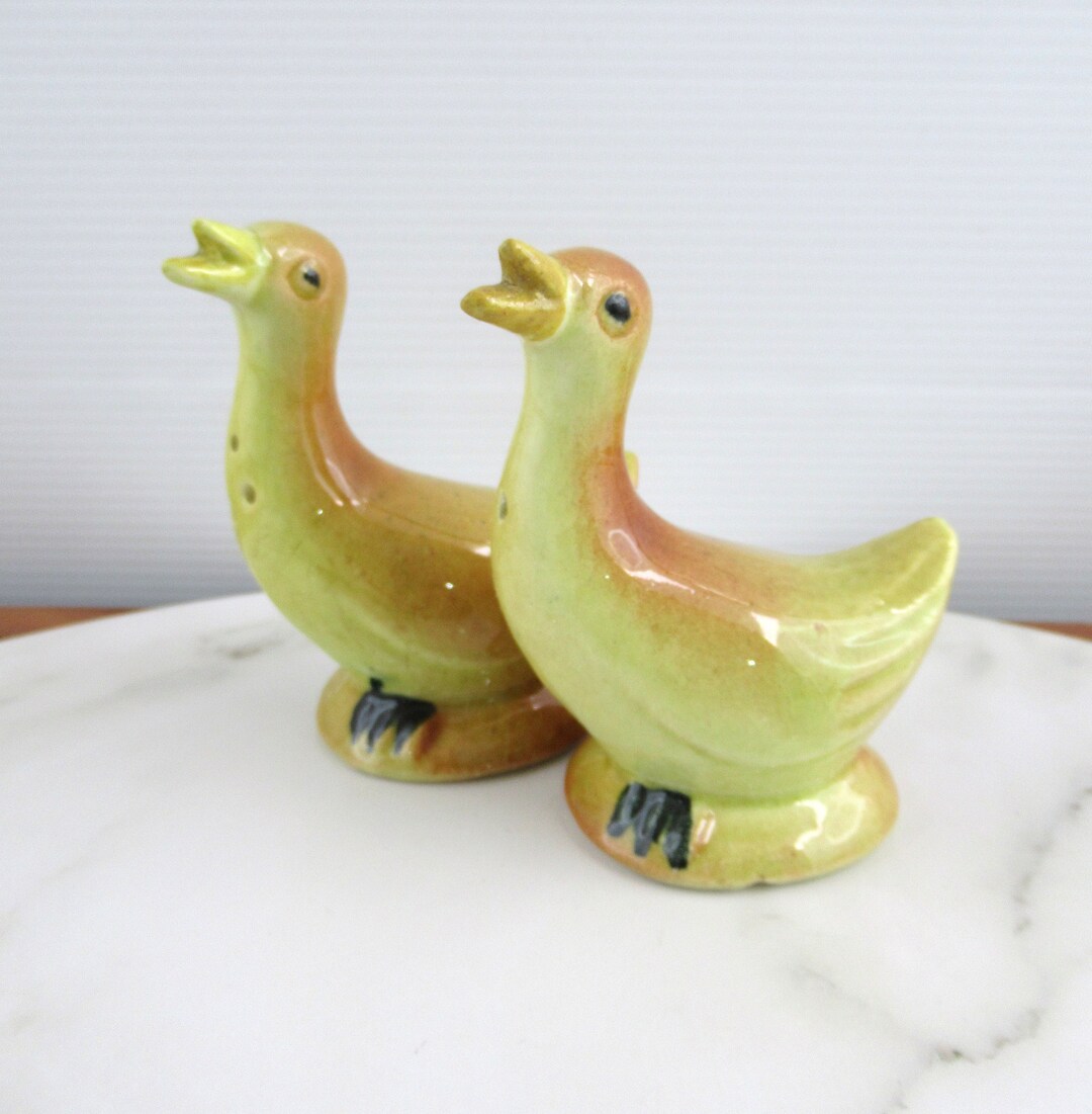 Vintage Darbyshire Australian Pottery Ceramic Geese Salt and Pepper ...