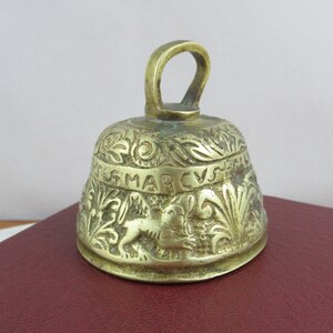 Vintage Brass Evangelist Religious Bell, Apostle Bell, Sanctus Bell ...