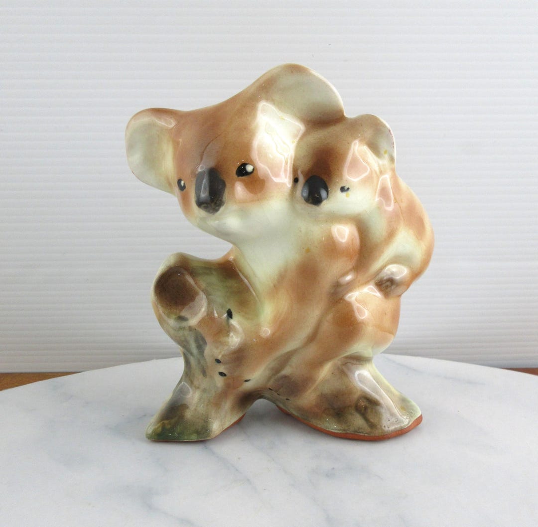 Vintage Australian Earthenware Pottery Ceramic Koala Figurine, Mother ...