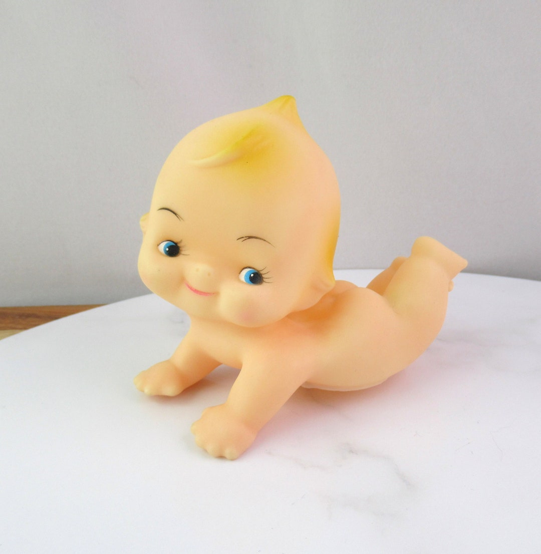 Cute Vintage Crawling Cupie Doll, Soft Rubber Kewpie Doll, Kewpie Doll ...