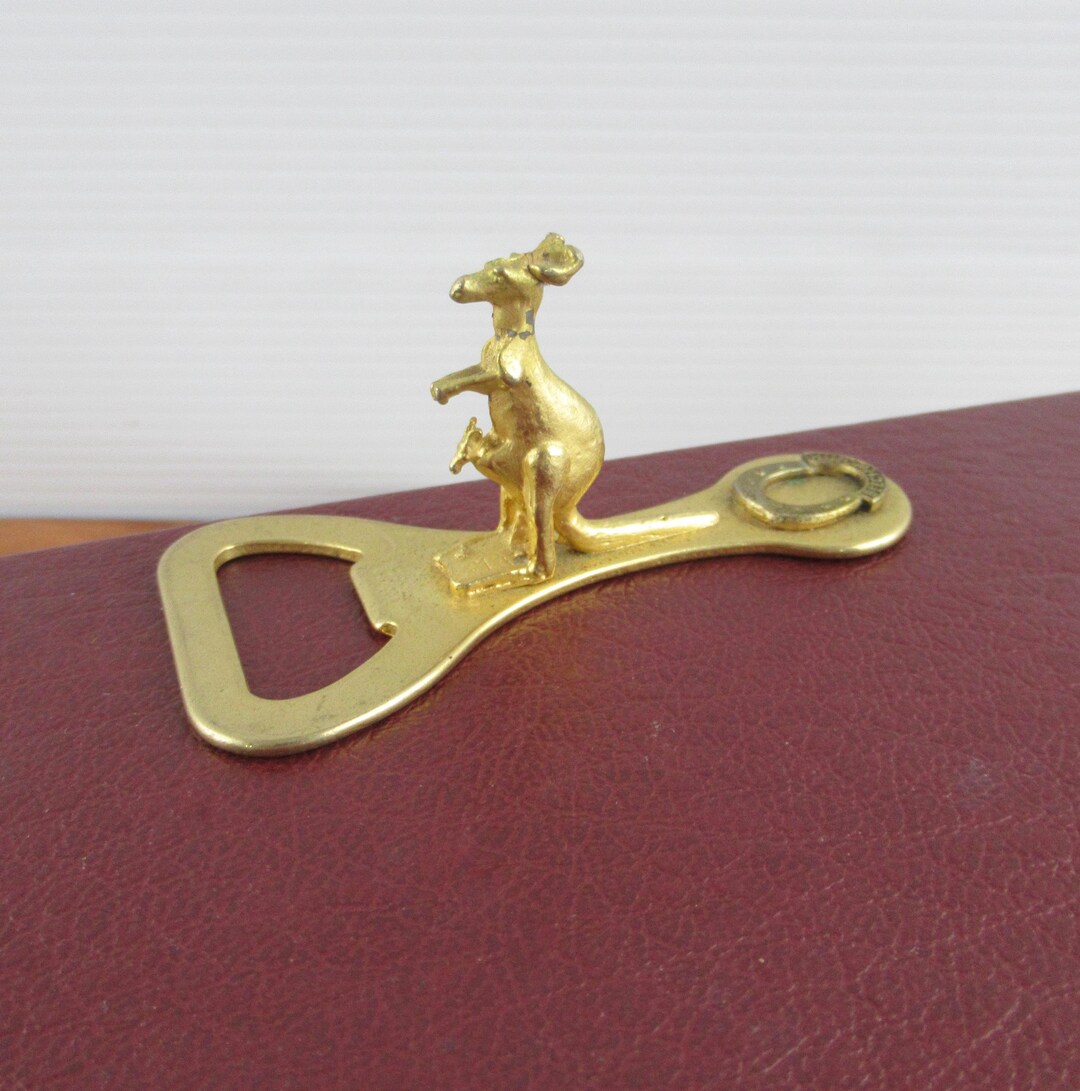 Vintage Kangaroo Bottle Opener, Souvenir From Beechworth Australia, Mid ...