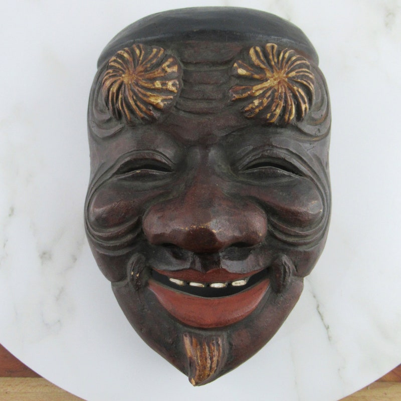 Noh Mask - Etsy