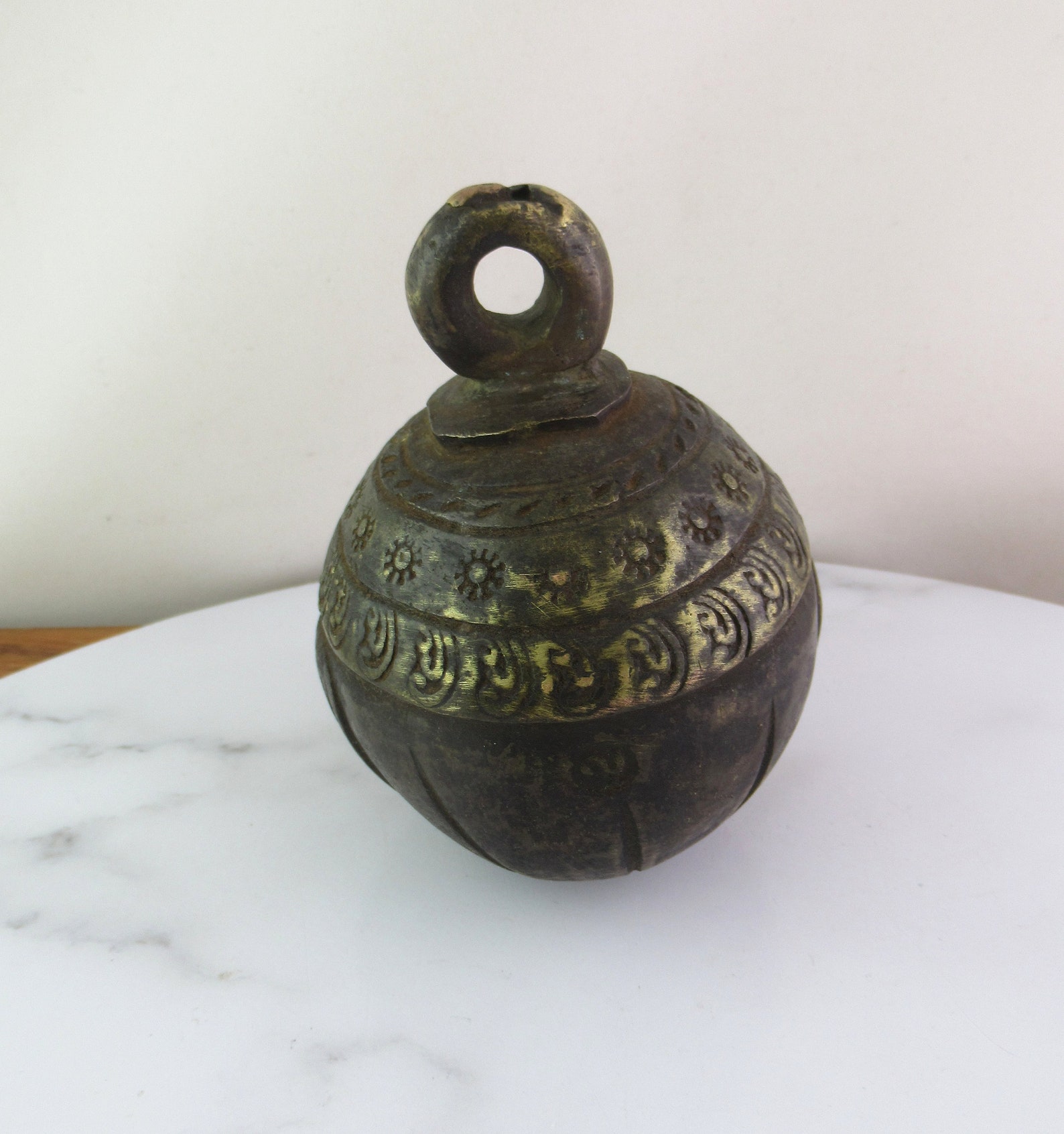 Antique Large Bronze Burmese Elephant Bell Cow Bell Burma - Etsy